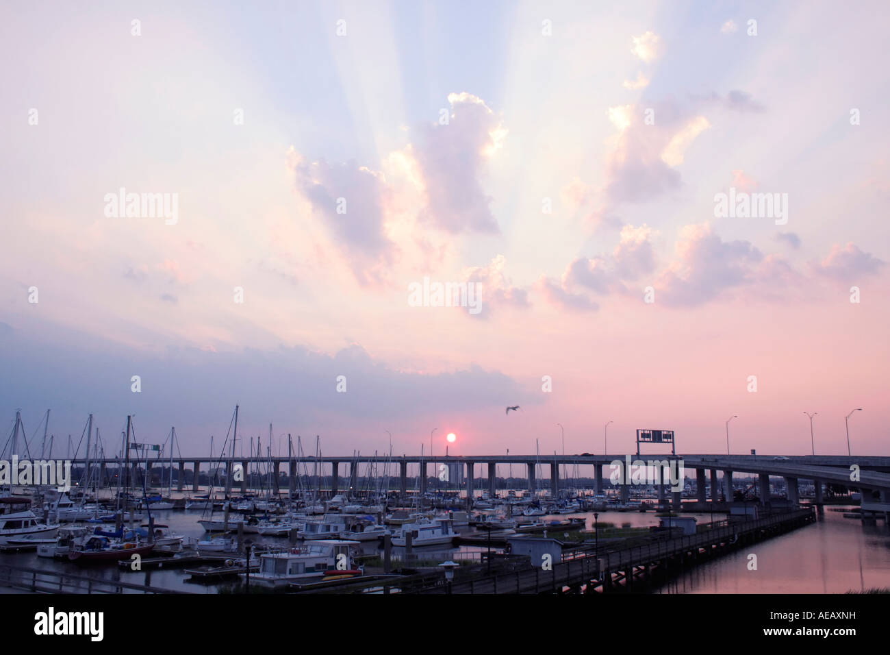 Sunset of Charleston, South Carolina Stock Photo - Alamy
