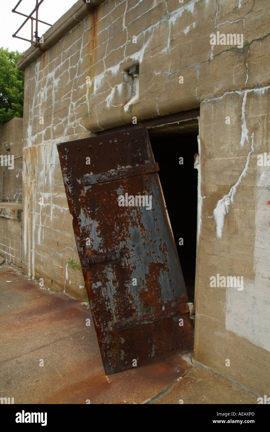 Old Rusted steel door Stock Photo - Alamy