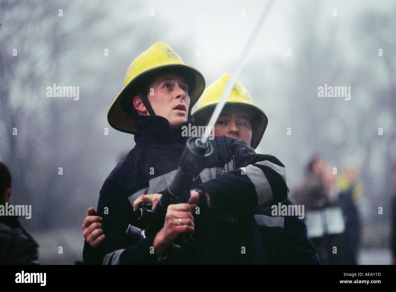 British Fire Brigade Emergency Services Stock Photos & British Fire ...