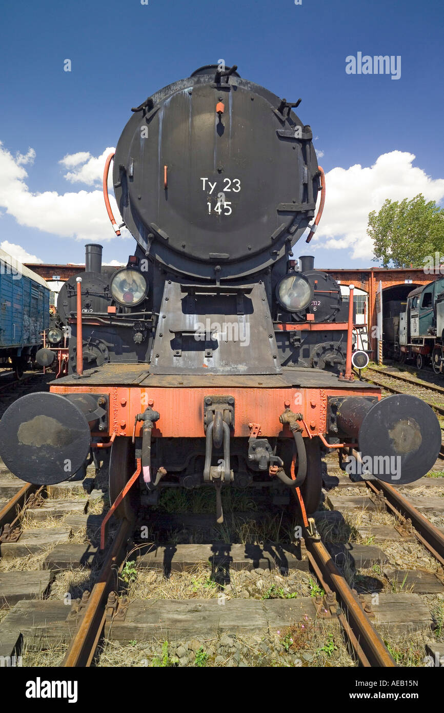 Steam engine locomotive Ty 23 Stock Photo - Alamy