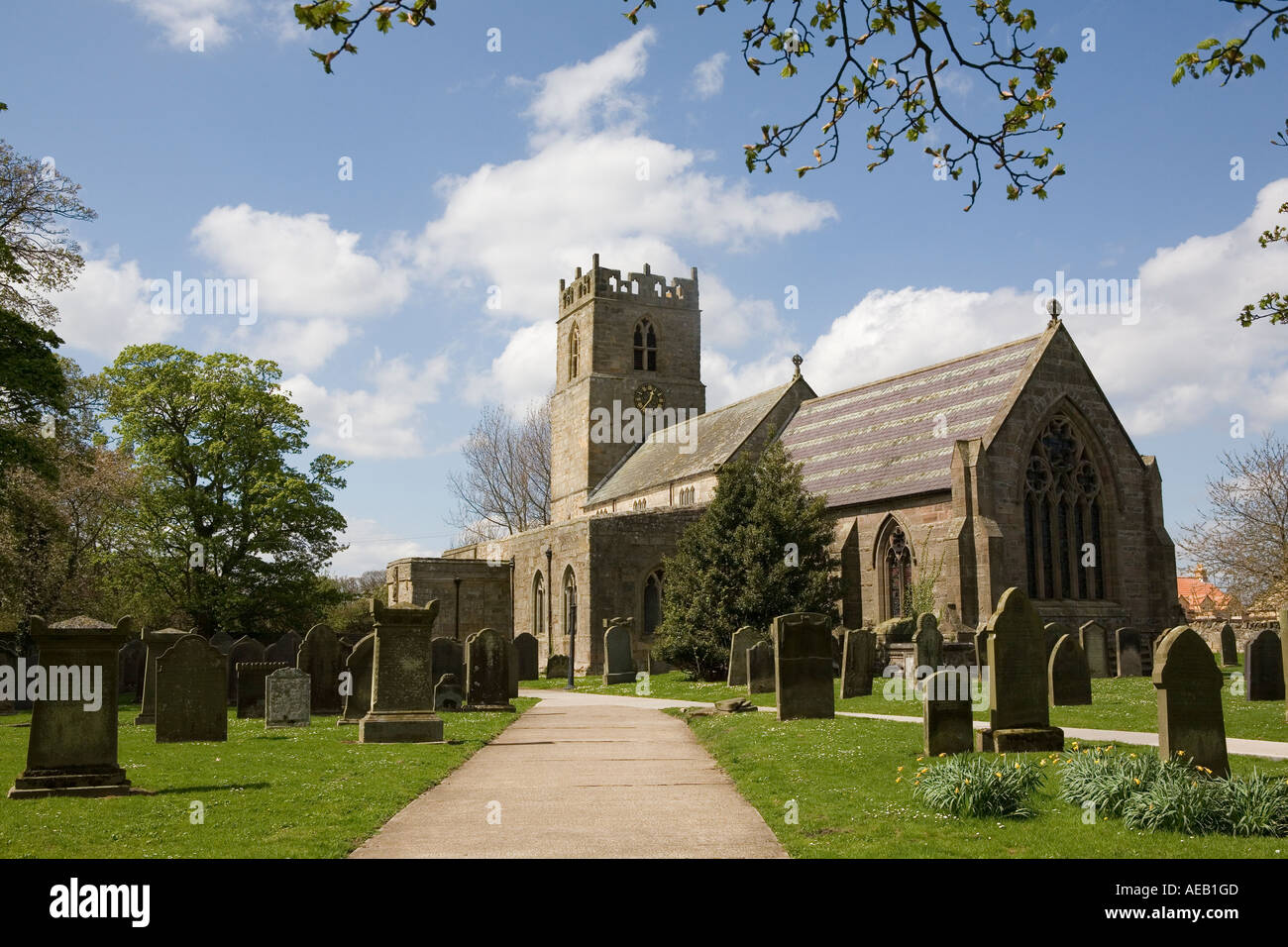 Holy Trinity Parish Church in Embleton Northumberland England UK Stock ...