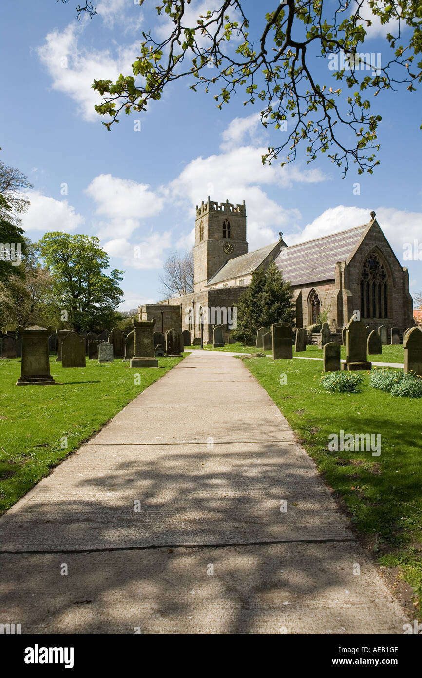 Holy Trinity Parish Church in Embleton Northumberland England UK Stock ...