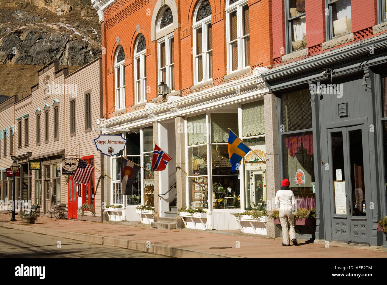 Historic Georgetown Rocky Mountains Colorado USA Stock Photo - Alamy