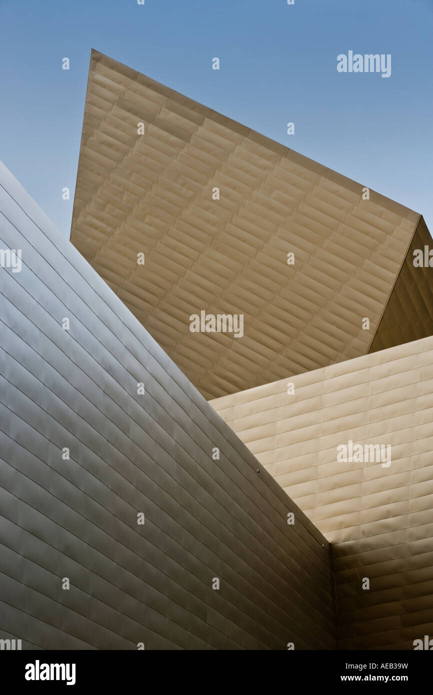 Denver Colorado. Detail of the Frederic C. Hamilton building of the ...