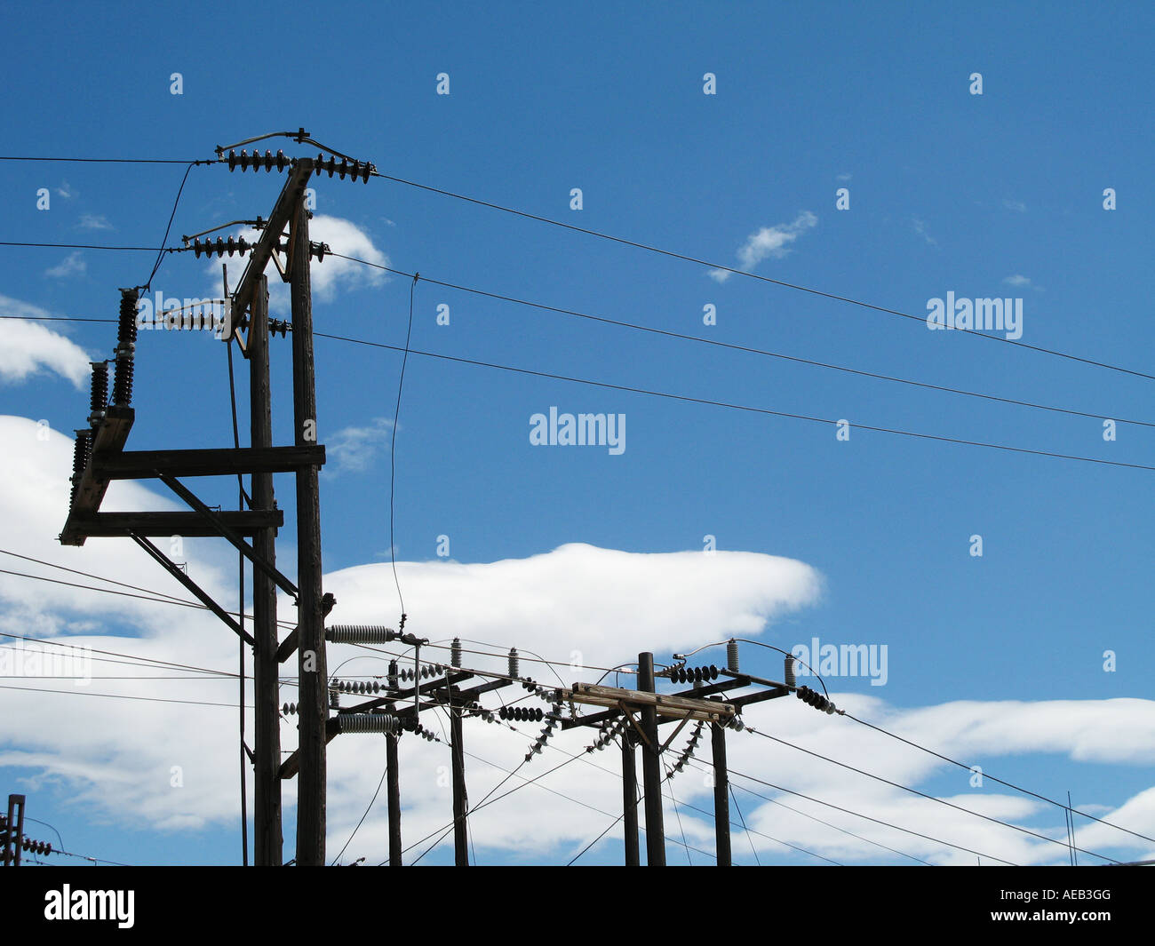 Power polls hi-res stock photography and images - Alamy