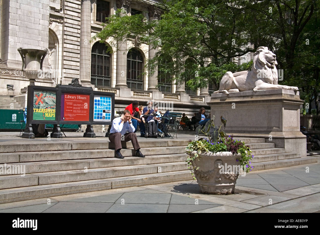 New York Public Library Midtown Manhattan New York City New York USA ...