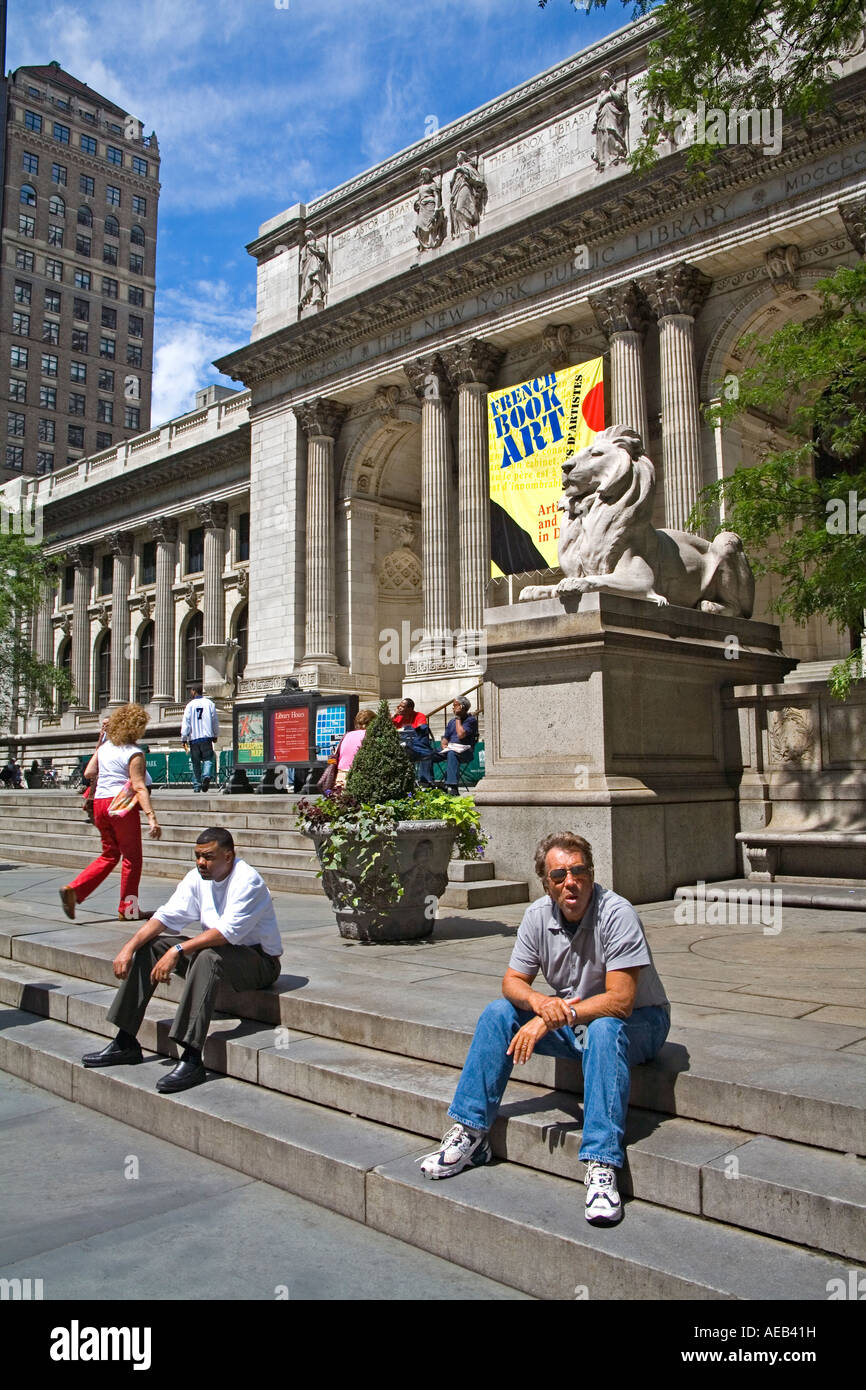 New York Public Library Midtown Manhattan New York City New York USA ...