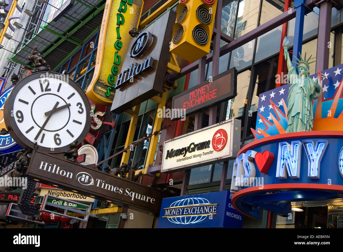 42nd Street Times Square Midtown Manhattan New York City New York USA ...