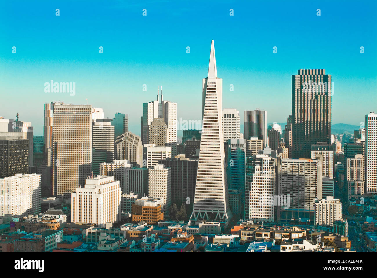 Pyramid building skyscrapers in downtown hi-res stock photography and ...