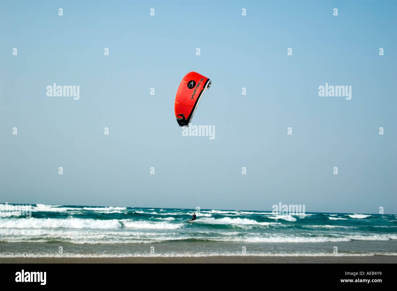 South africa parasurfing zululand coast sodwana bay hi-res stock ...