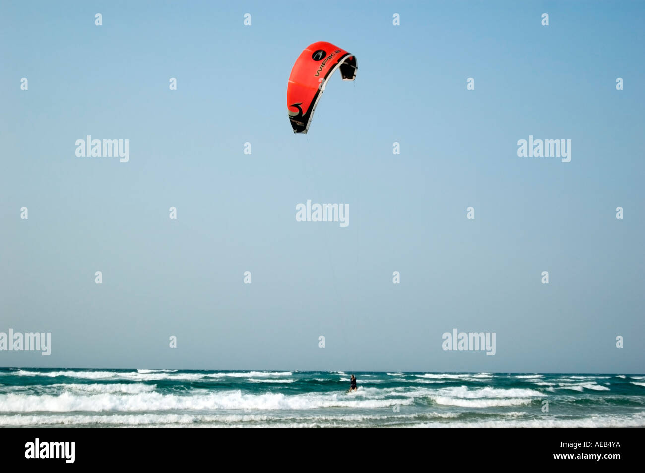 South africa parasurfing zululand coast sodwana bay hi-res stock ...