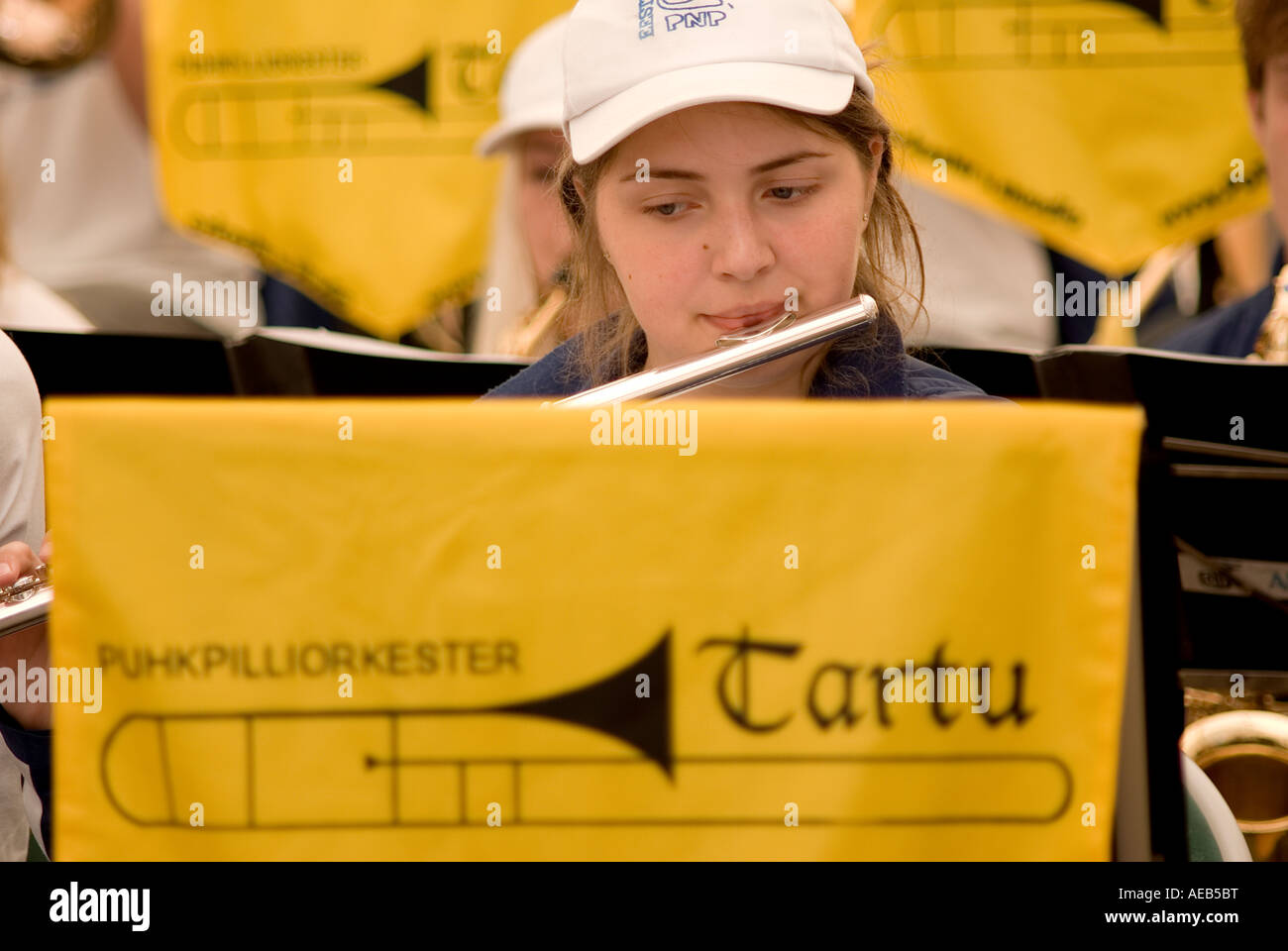 Young Female Musician Make Music In International Wind Band Festival 5 ...