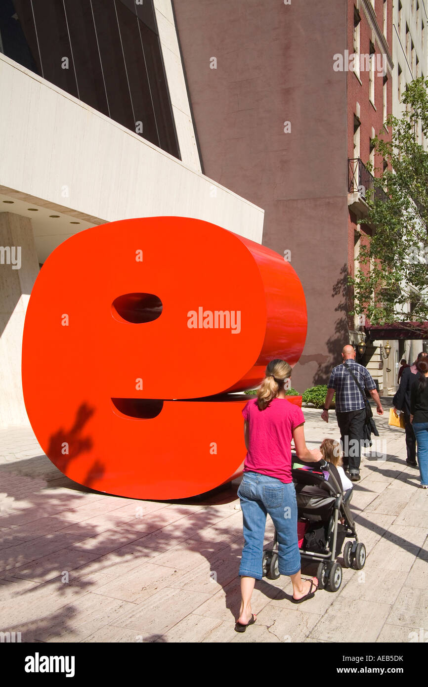 Ivan Chermayeff s Red 9 sculpture Nine West 57th Street Midtown ...