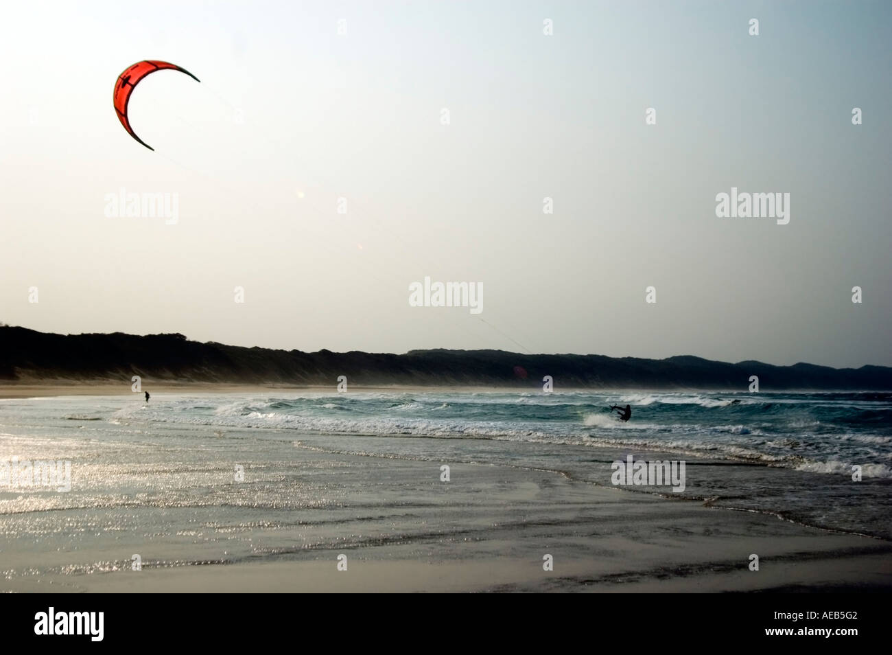 Parasurfing on blue sea hi-res stock photography and images - Alamy