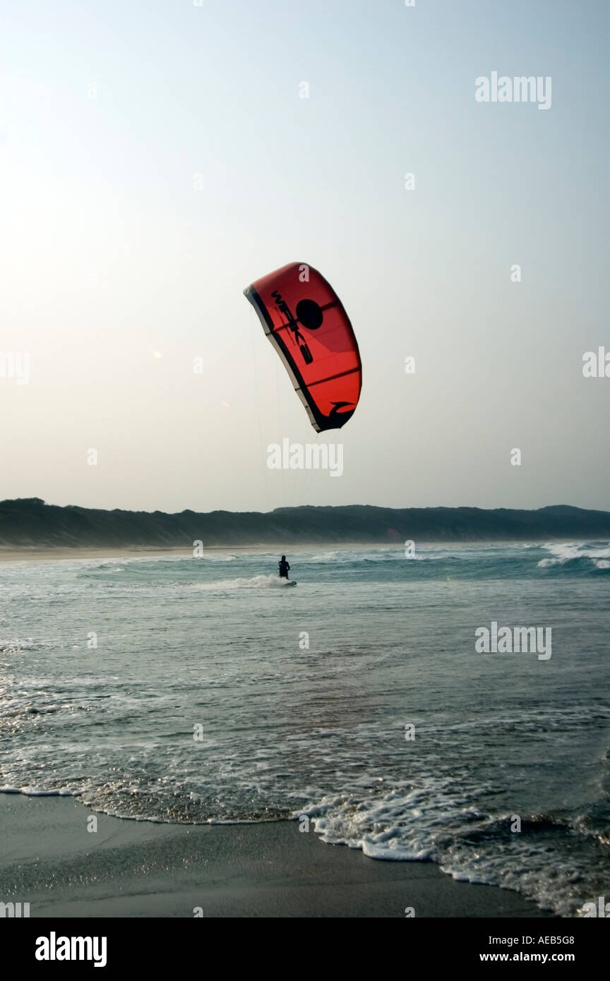 South africa parasurfing zululand coast sodwana bay hi-res stock ...