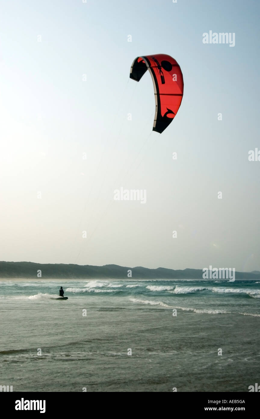 South africa parasurfing zululand coast sodwana bay hi-res stock ...