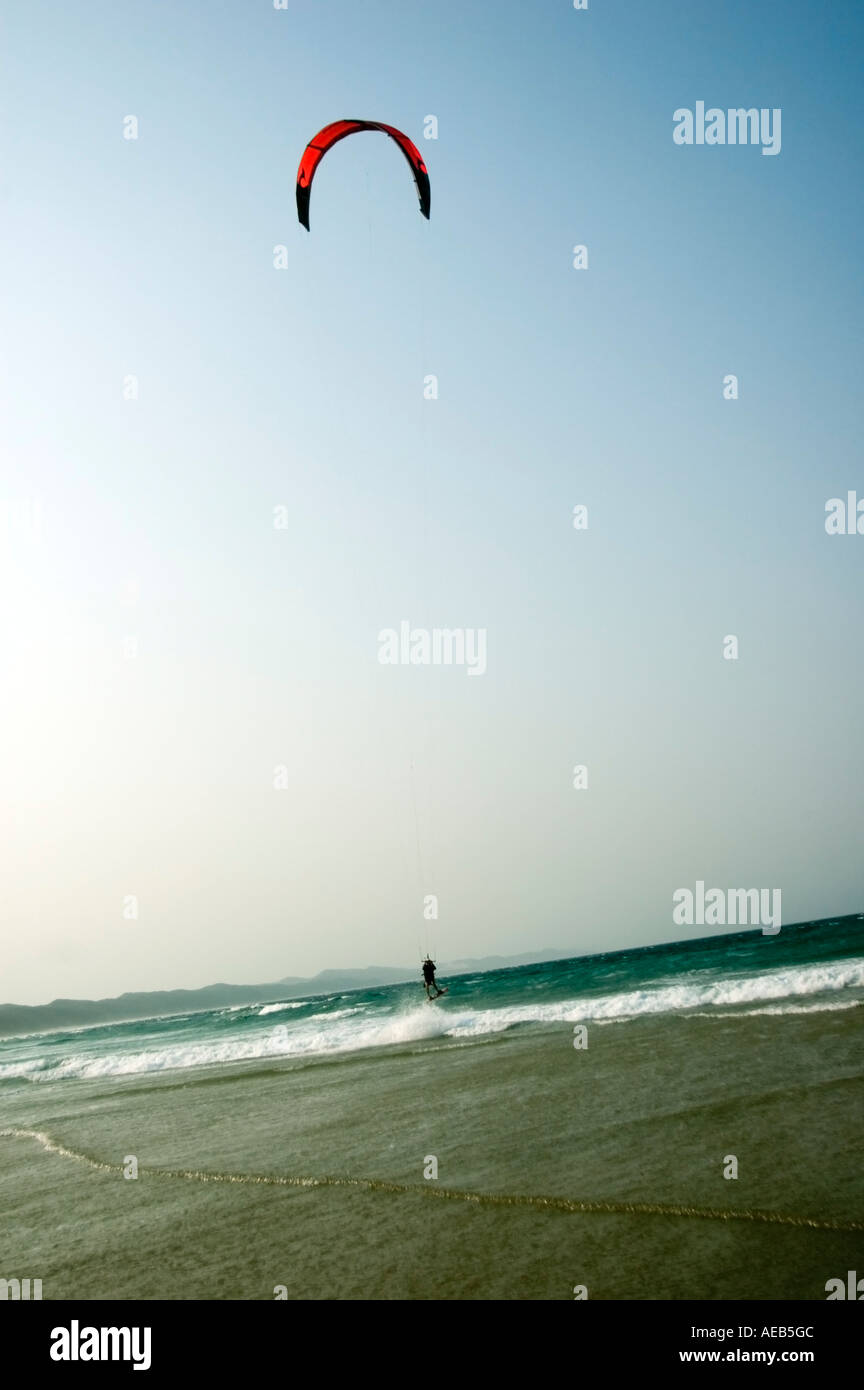 South africa parasurfing zululand coast sodwana bay hi-res stock ...
