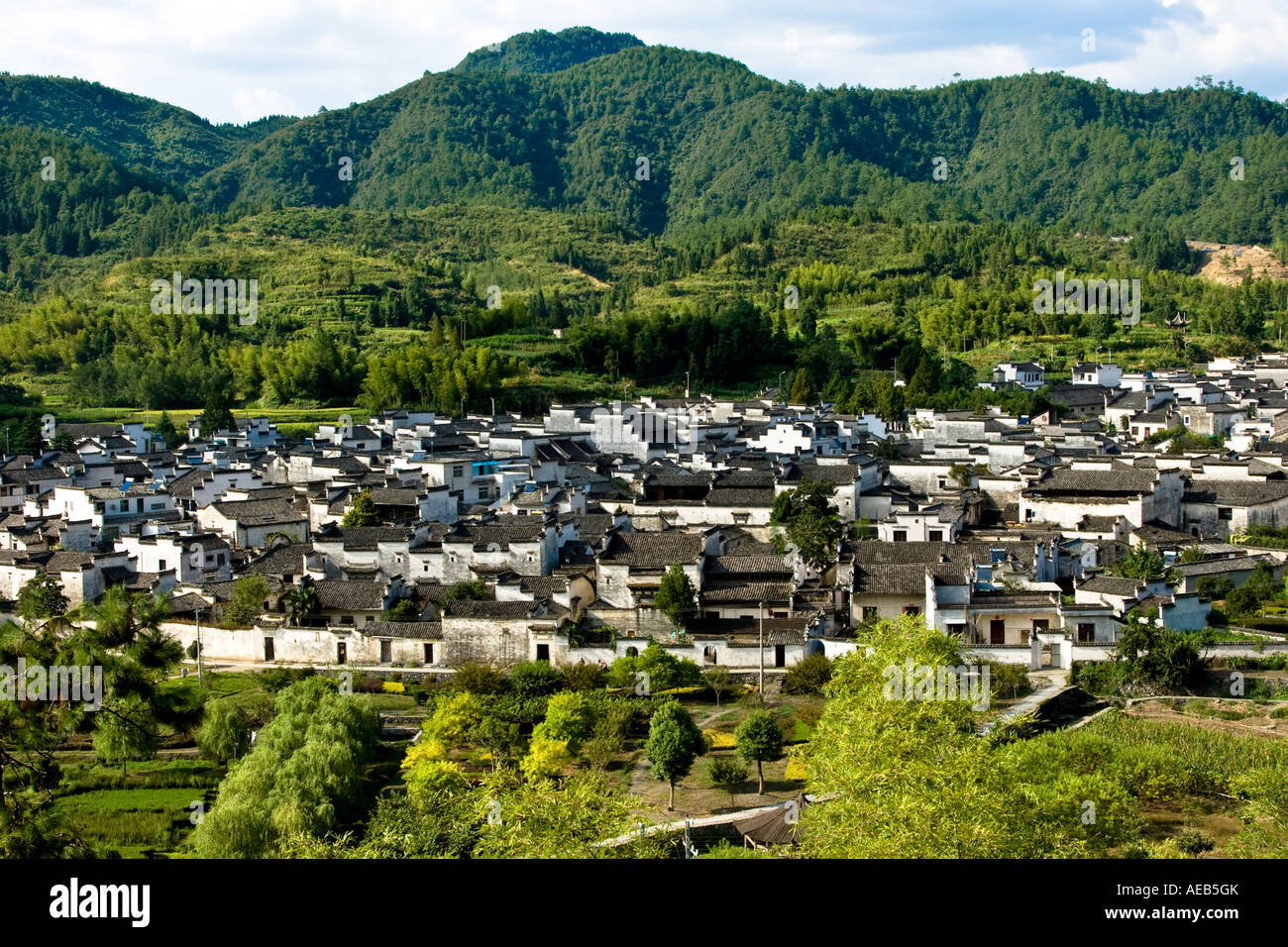 Ancient Huizhou Style Chinese Village Xidi China Stock Photo - Alamy