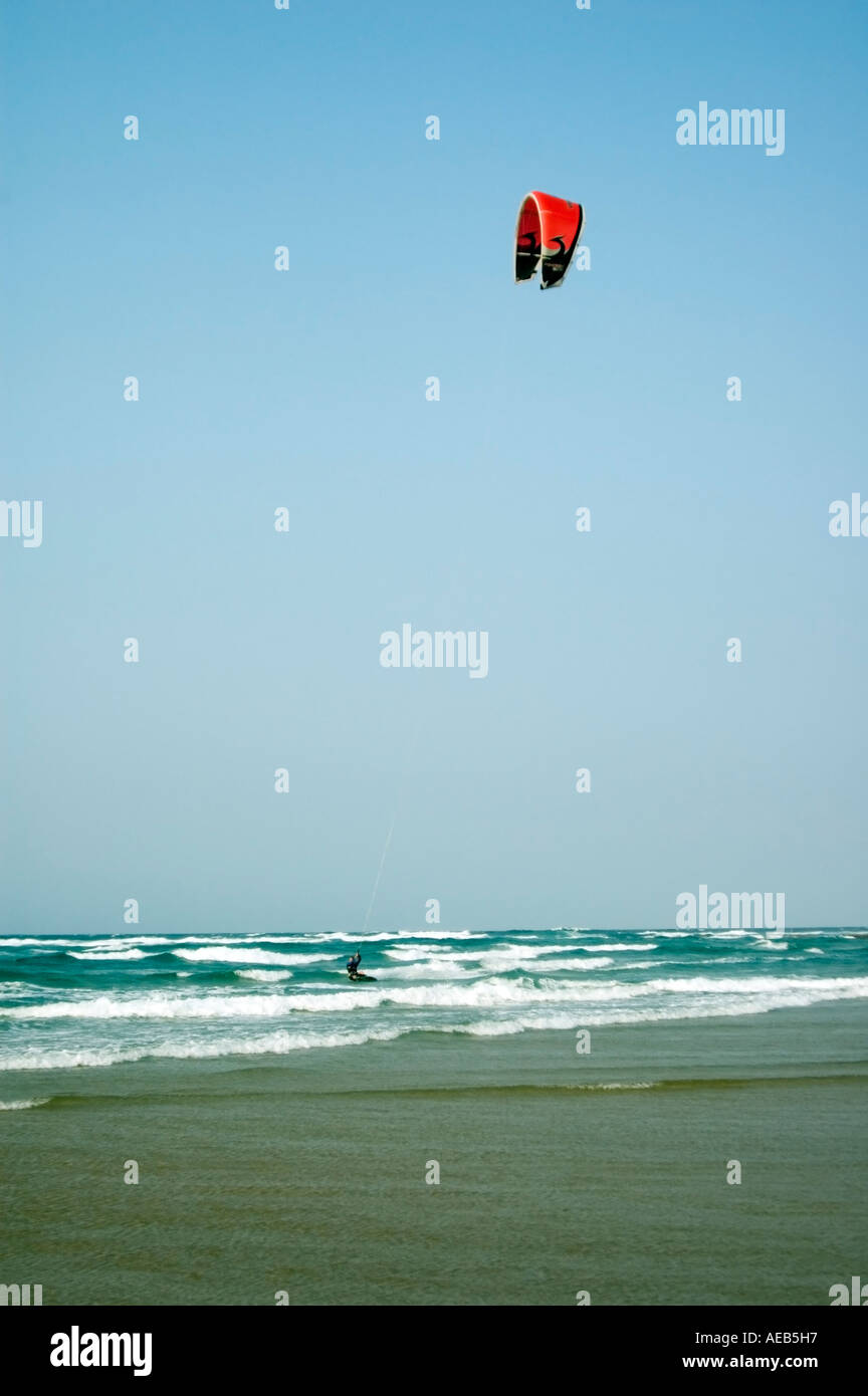 South africa parasurfing zululand coast sodwana bay hi-res stock ...