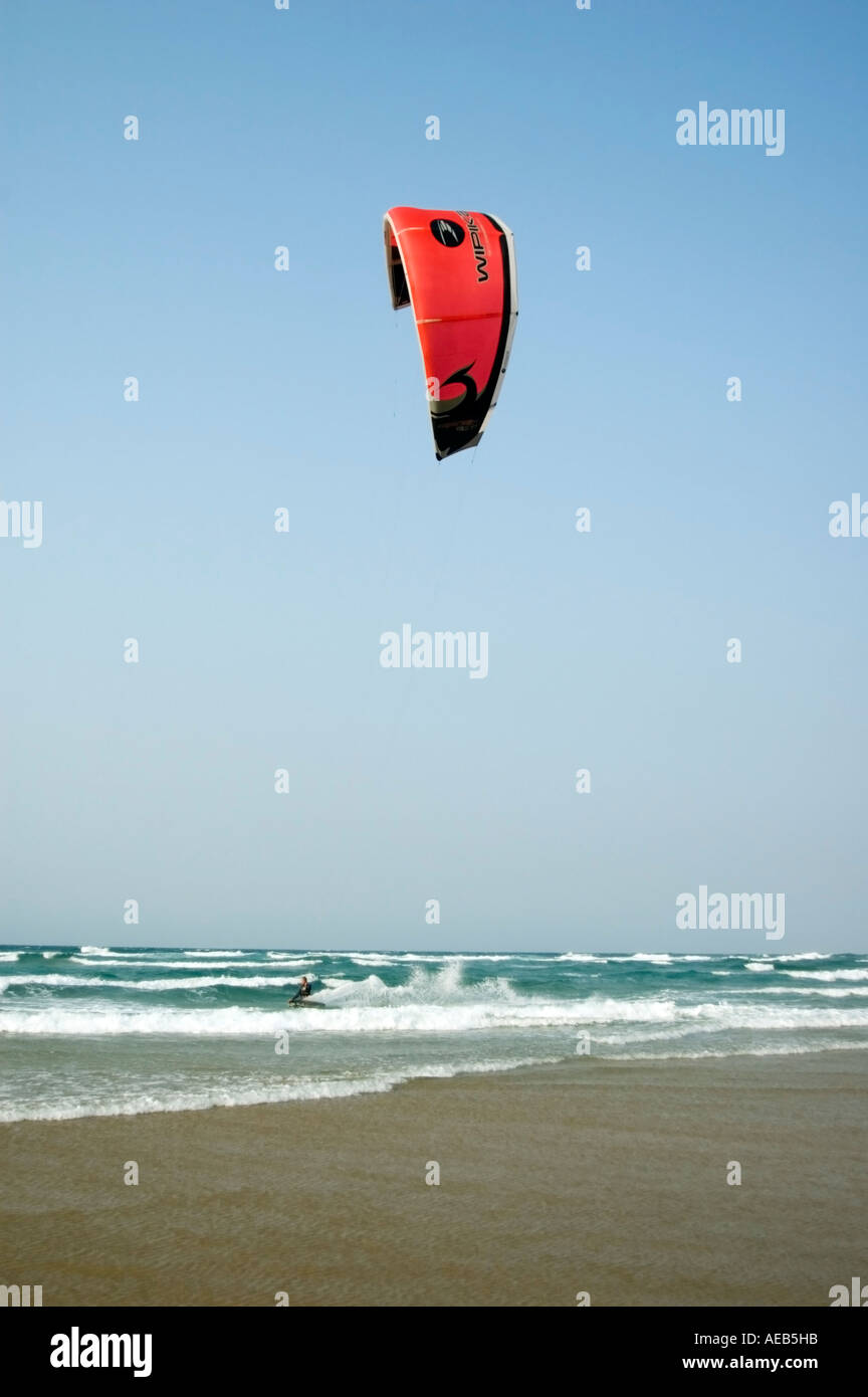 South africa parasurfing zululand coast sodwana bay hi-res stock ...