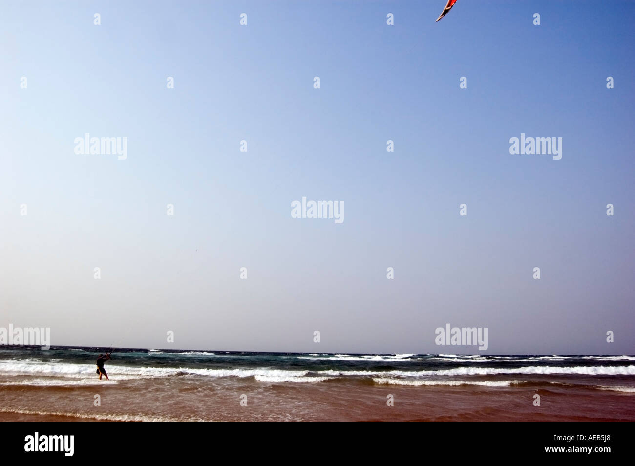 South africa parasurfing zululand coast sodwana bay hi-res stock ...
