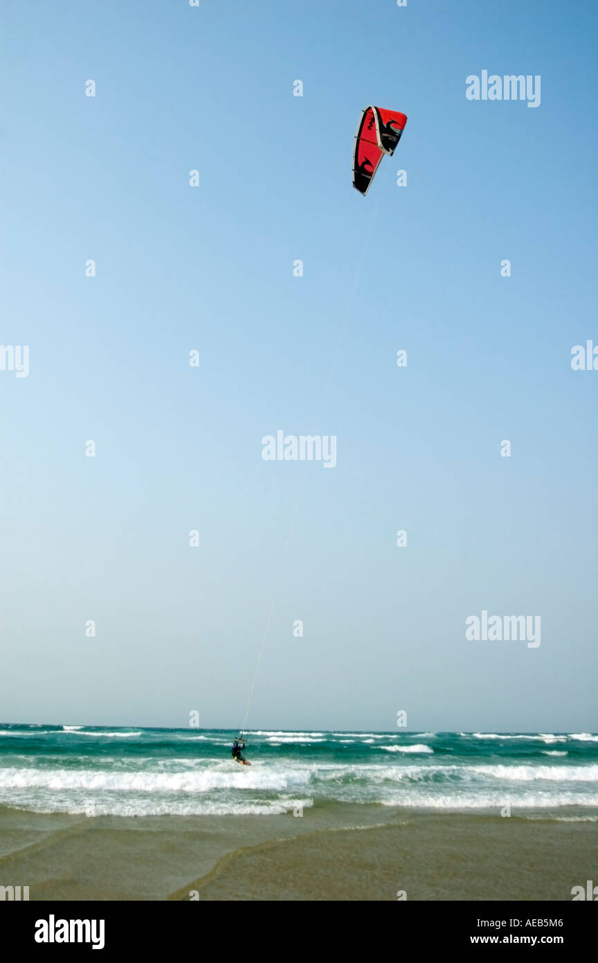 South africa parasurfing zululand coast sodwana bay hi-res stock ...