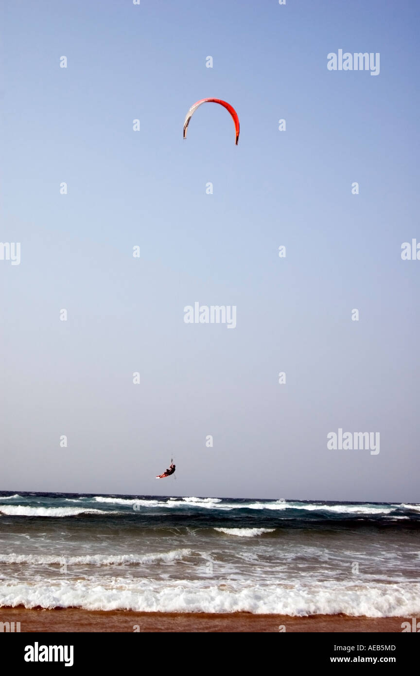 Parasurfing on the Zululand Coast at Sodwana Bay, KwaZulu-Natal, South ...