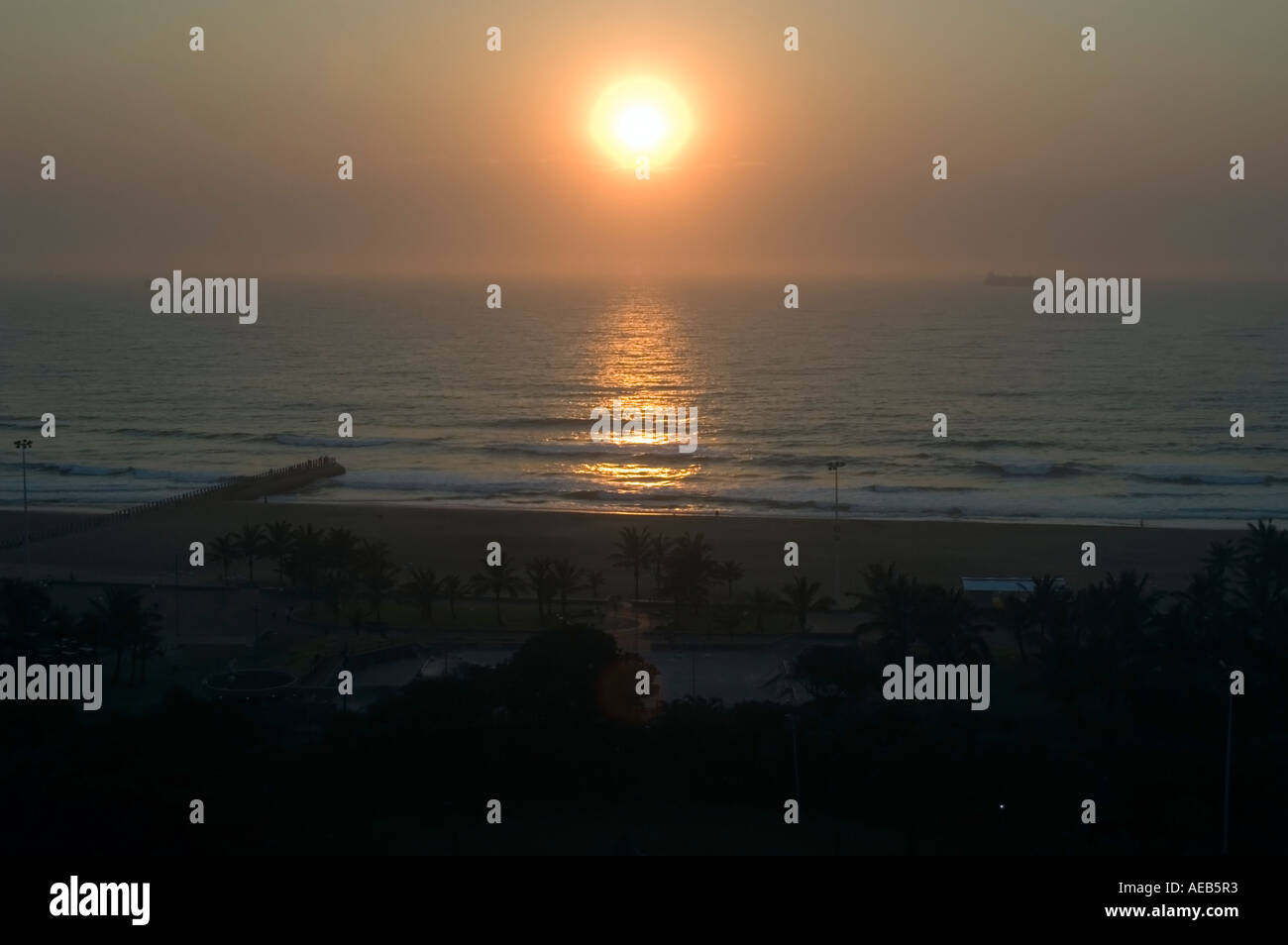 Sunset, Durban, South Africa Stock Photo - Alamy