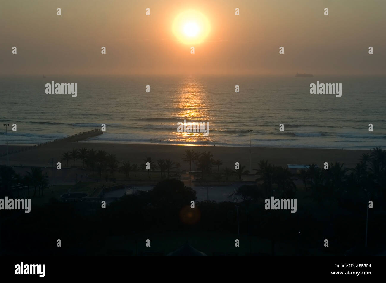 Sunset, Durban, South Africa Stock Photo - Alamy