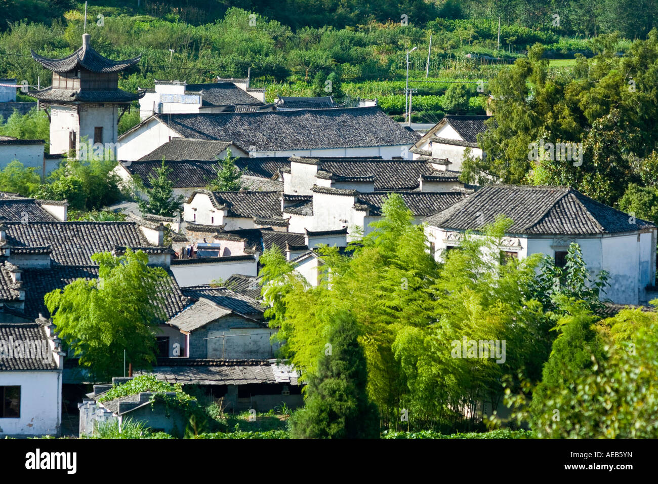 Ancient Huizhou Style Chinese Village Xidi China Stock Photo - Alamy