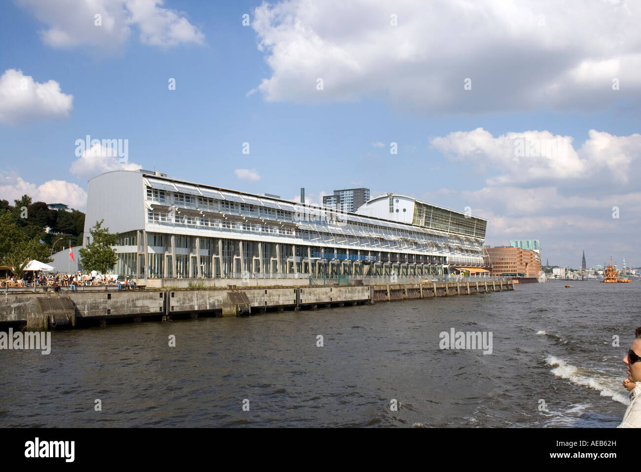 Old ferry and cruise liner terminal, Hamburg Stock Photo - Alamy