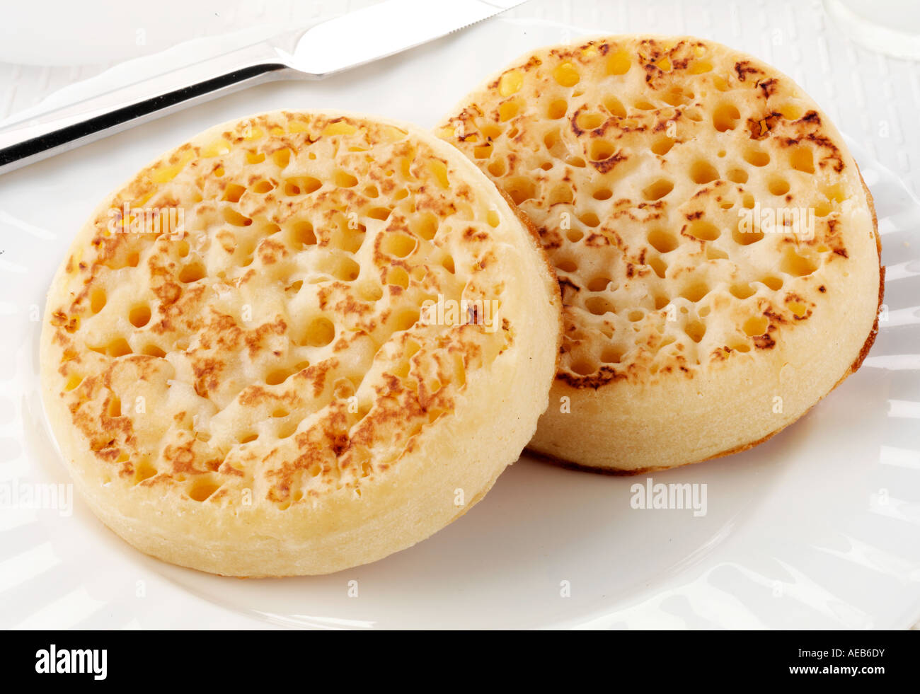 ENGLISH CRUMPETS Stock Photo - Alamy