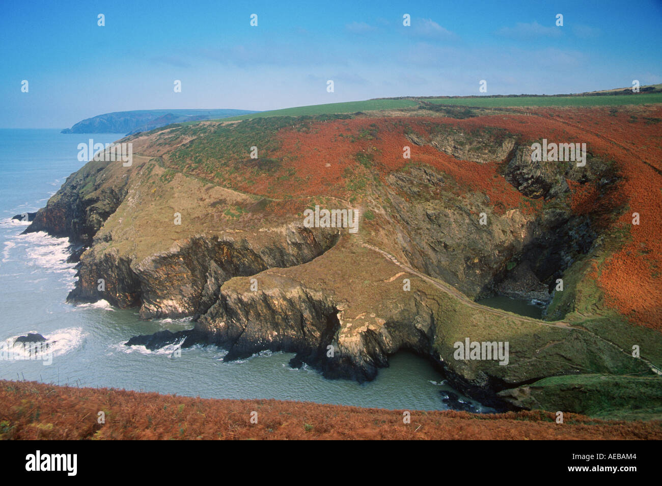 Witches Cauldron Pembrokeshire Coast West Wales Stock Photo - Alamy
