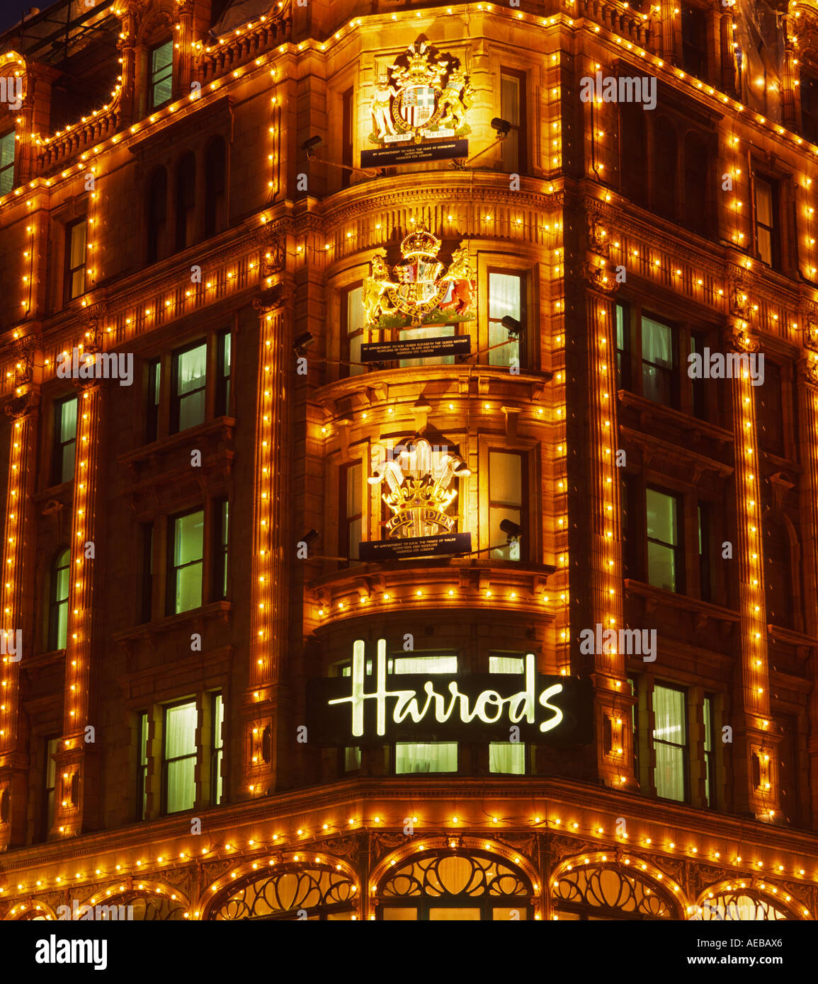 Harrods Knightsbridge London England Stock Photo - Alamy