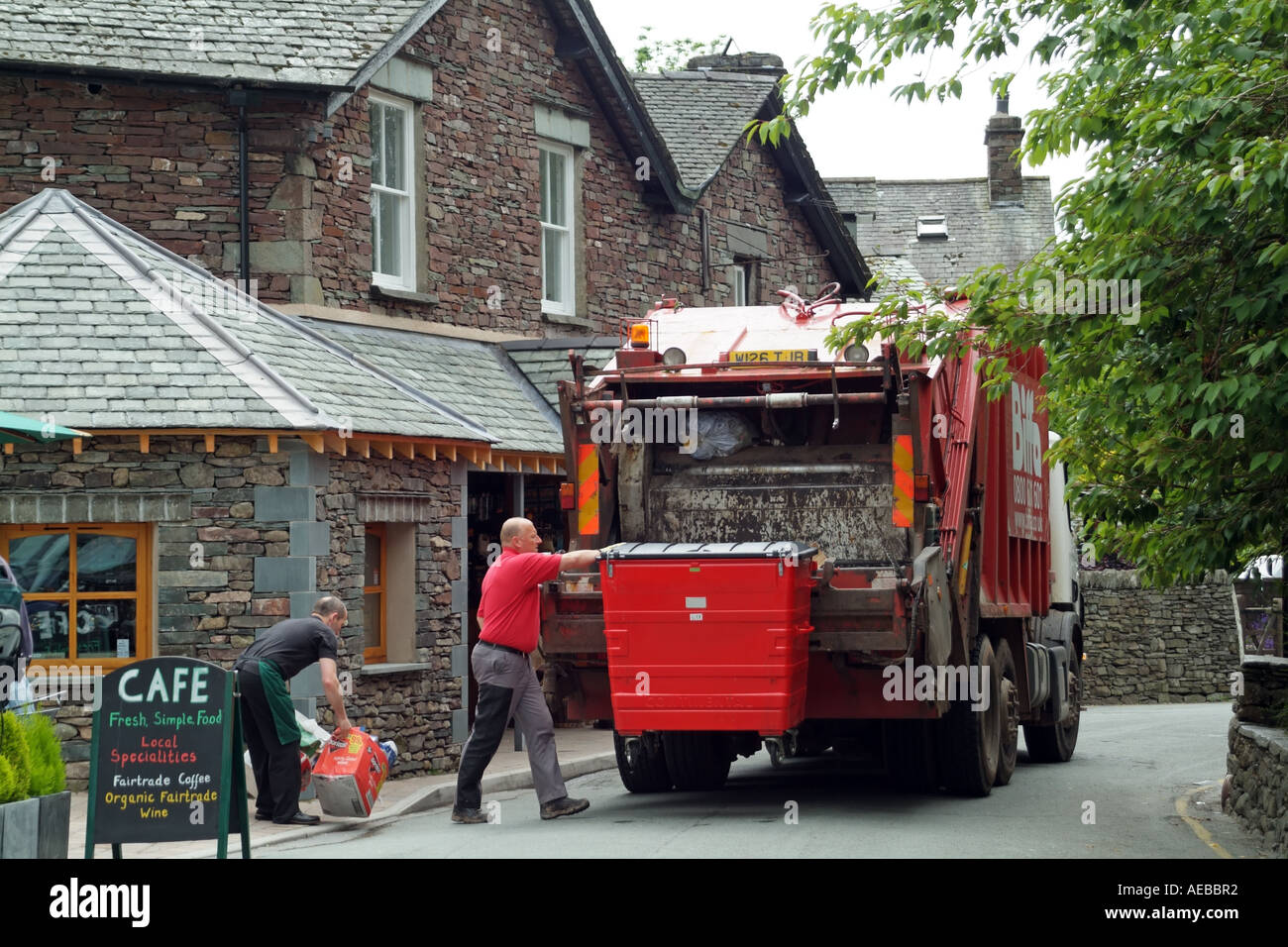 Biffa bin truck hi-res stock photography and images - Alamy