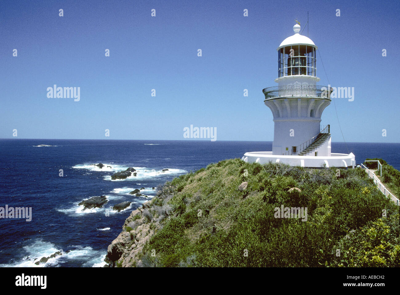 Lighthouse Seal Rocks NSW Australia Stock Photo - Alamy