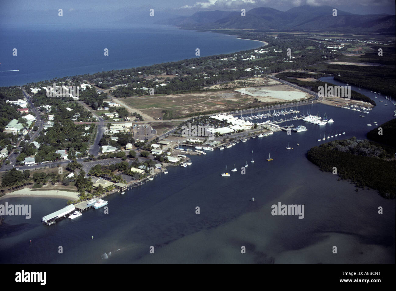 Aerial Port Douglas Queensland Australia Stock Photo - Alamy
