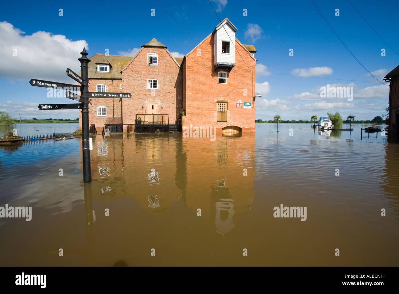 The Tewkesbury floods Stock Photo - Alamy