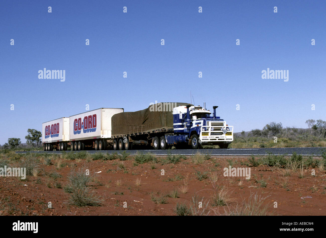 Road Train Australia Outback Down High Resolution Stock Photography and ...