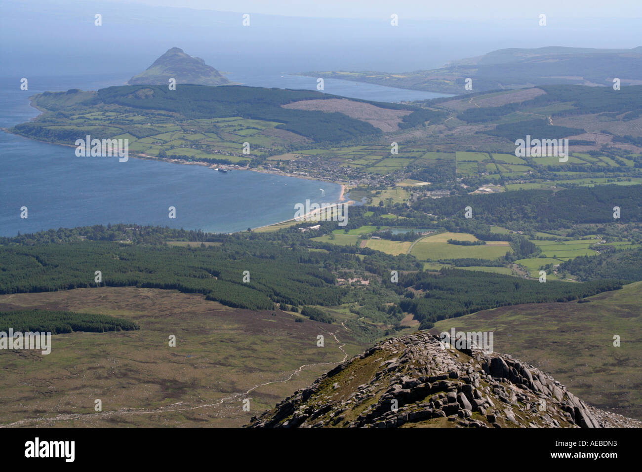 Brodick bay goatfell hi-res stock photography and images - Alamy