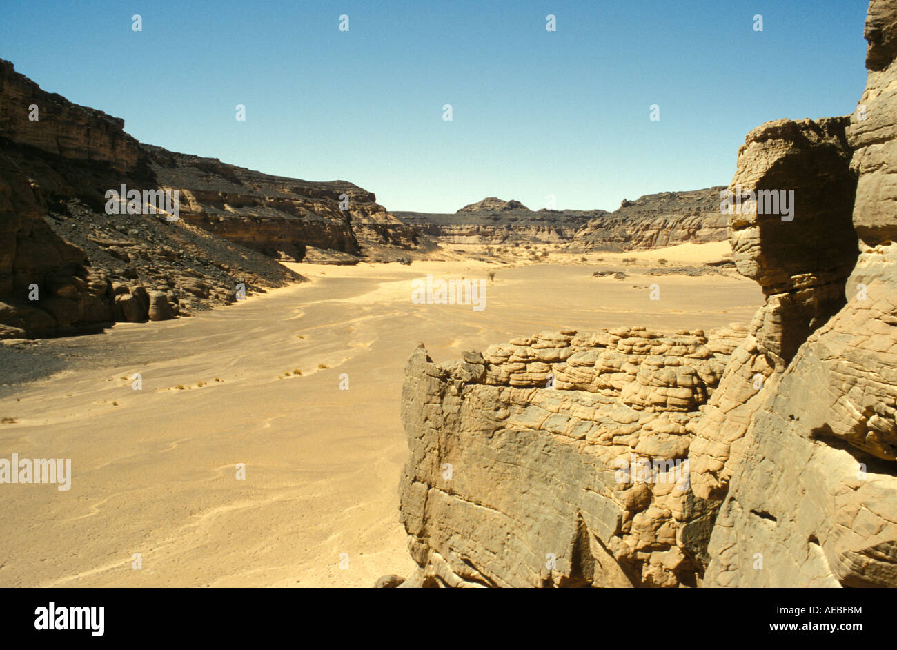 Tadrart Acacus desert Sahara Lybia Stock Photo - Alamy