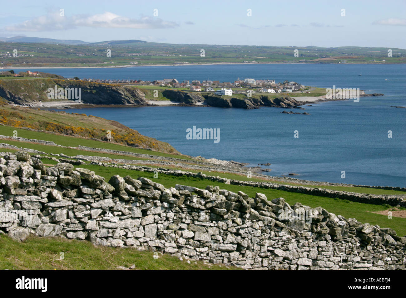bay ny carrickey beyond perwick bay isle of man coastal scenery Stock ...