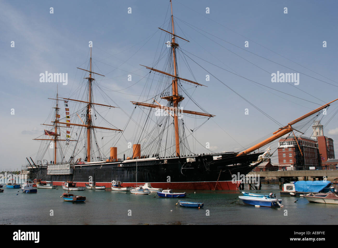HMS Warrior 1860 portsmouth historic shipyard attraction iron hulled ...