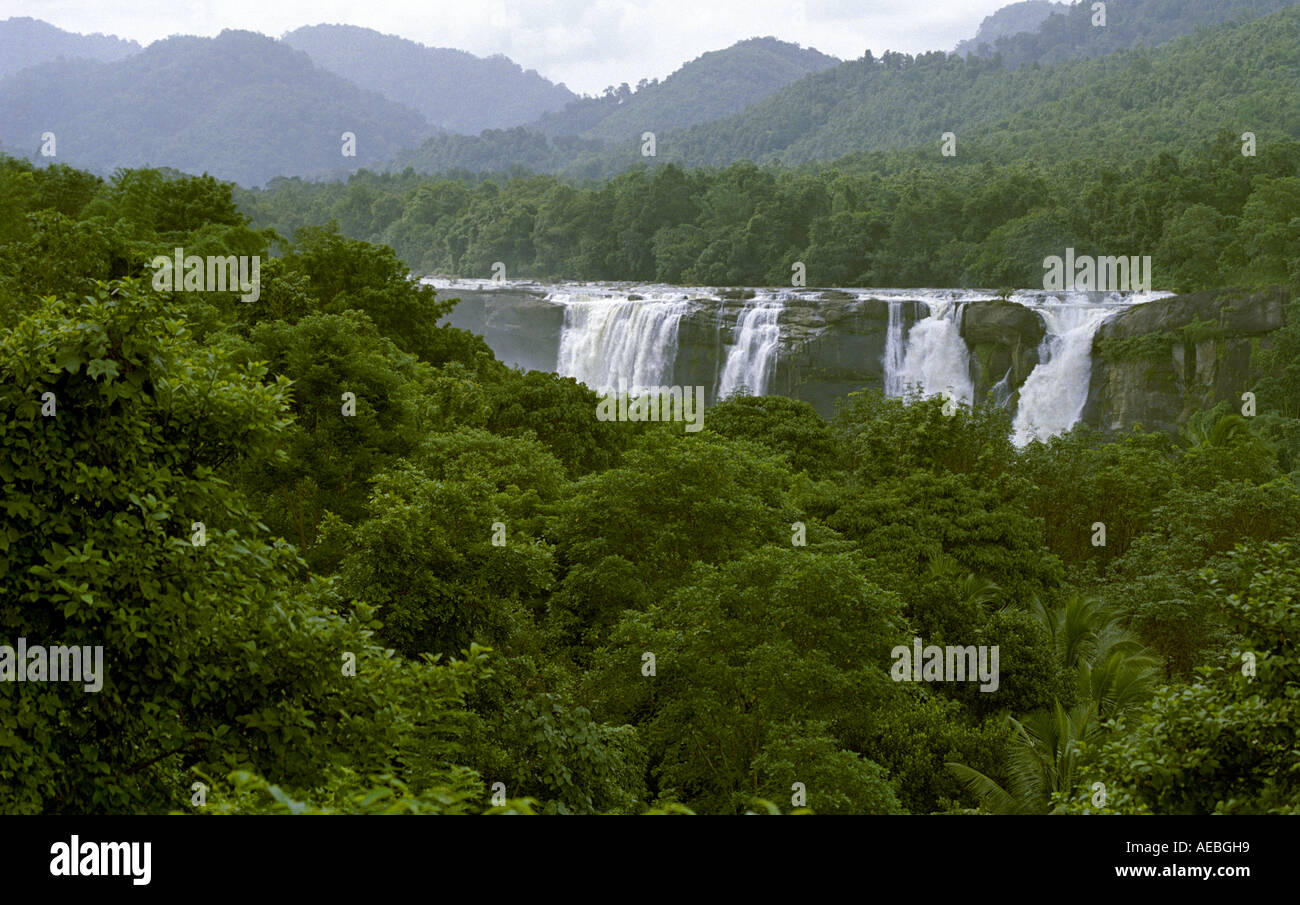 Athirappilly waterfall of Kerala, India Stock Photo - Alamy