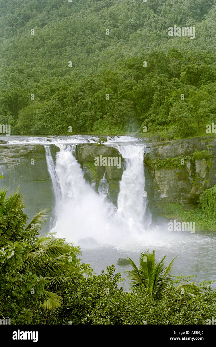 Athirappilly waterfall of Kerala, India Stock Photo - Alamy