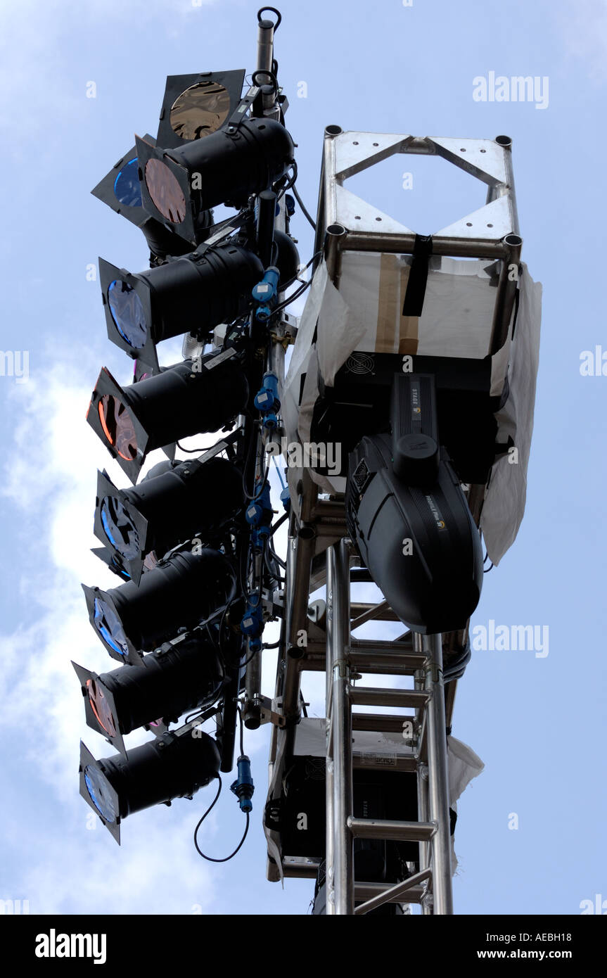 Outdoor Concert Lighting Rigs