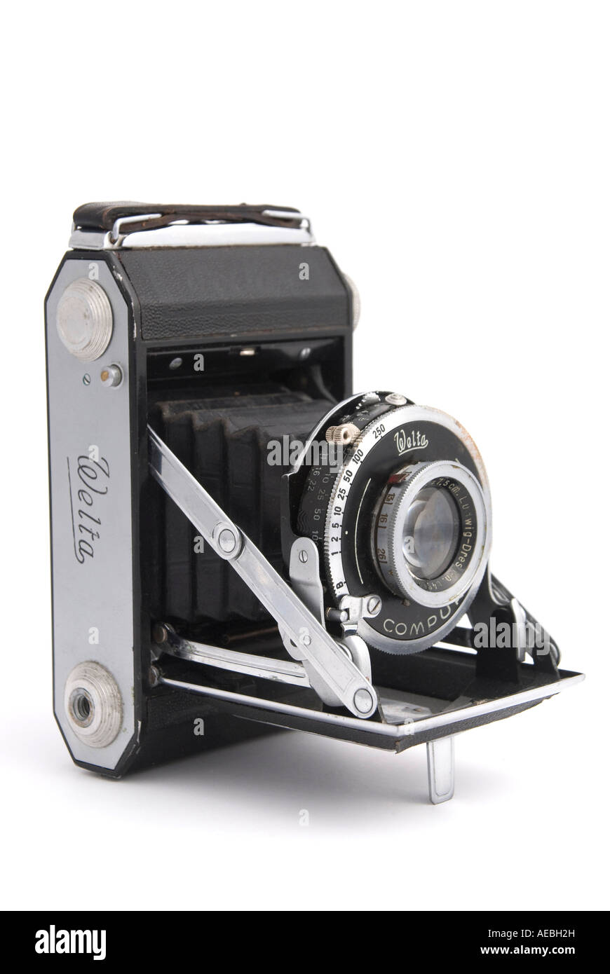 Antique german folding camera hi-res stock photography and images - Alamy