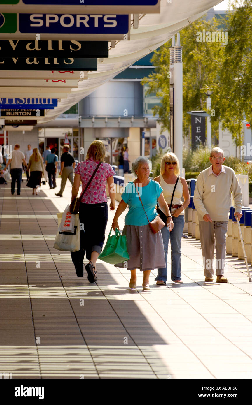 Archive photo from early 2000s of Monks Cross retail park. York Stock ...