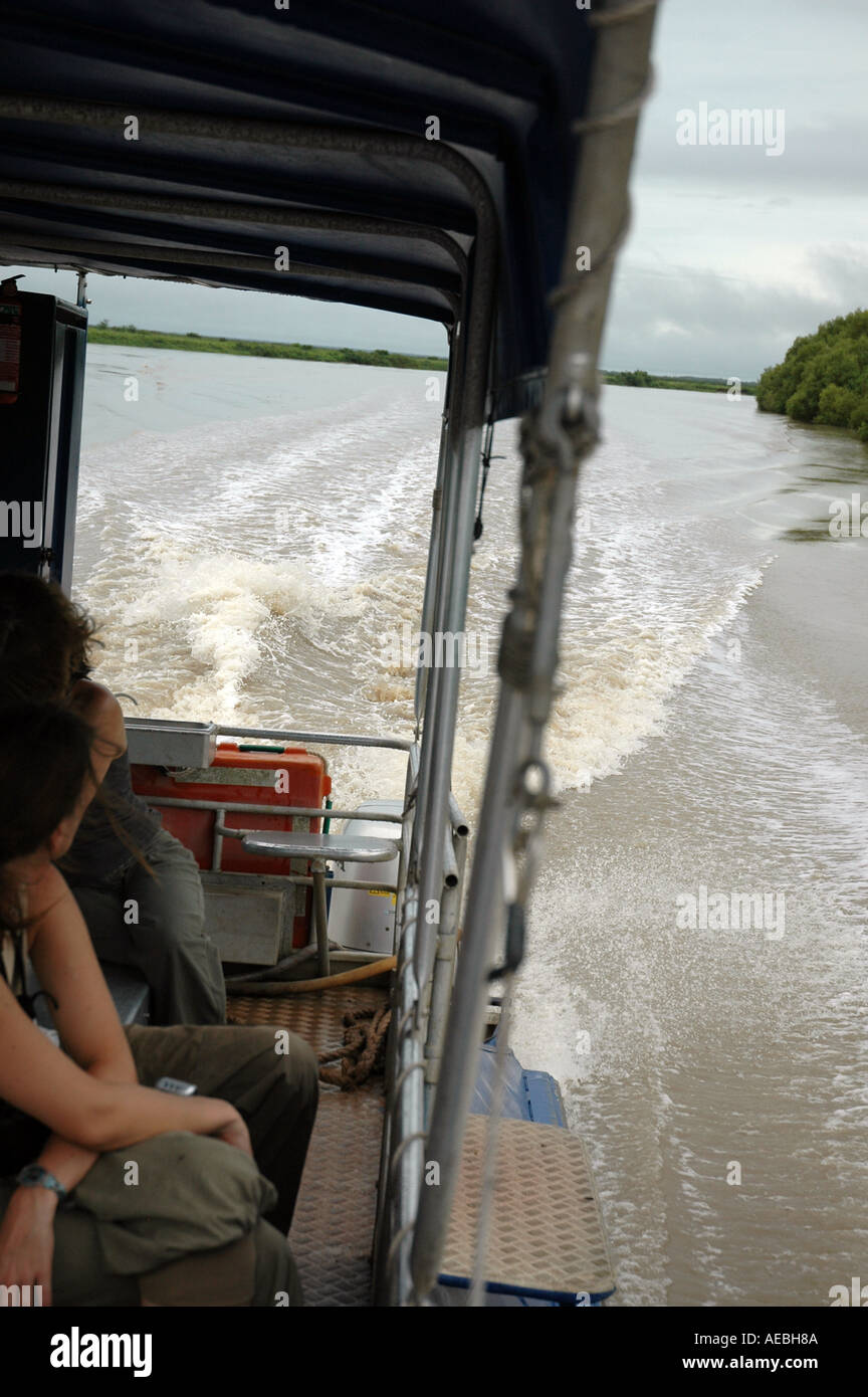 Traveling by boat Adelaide River Stock Photo - Alamy
