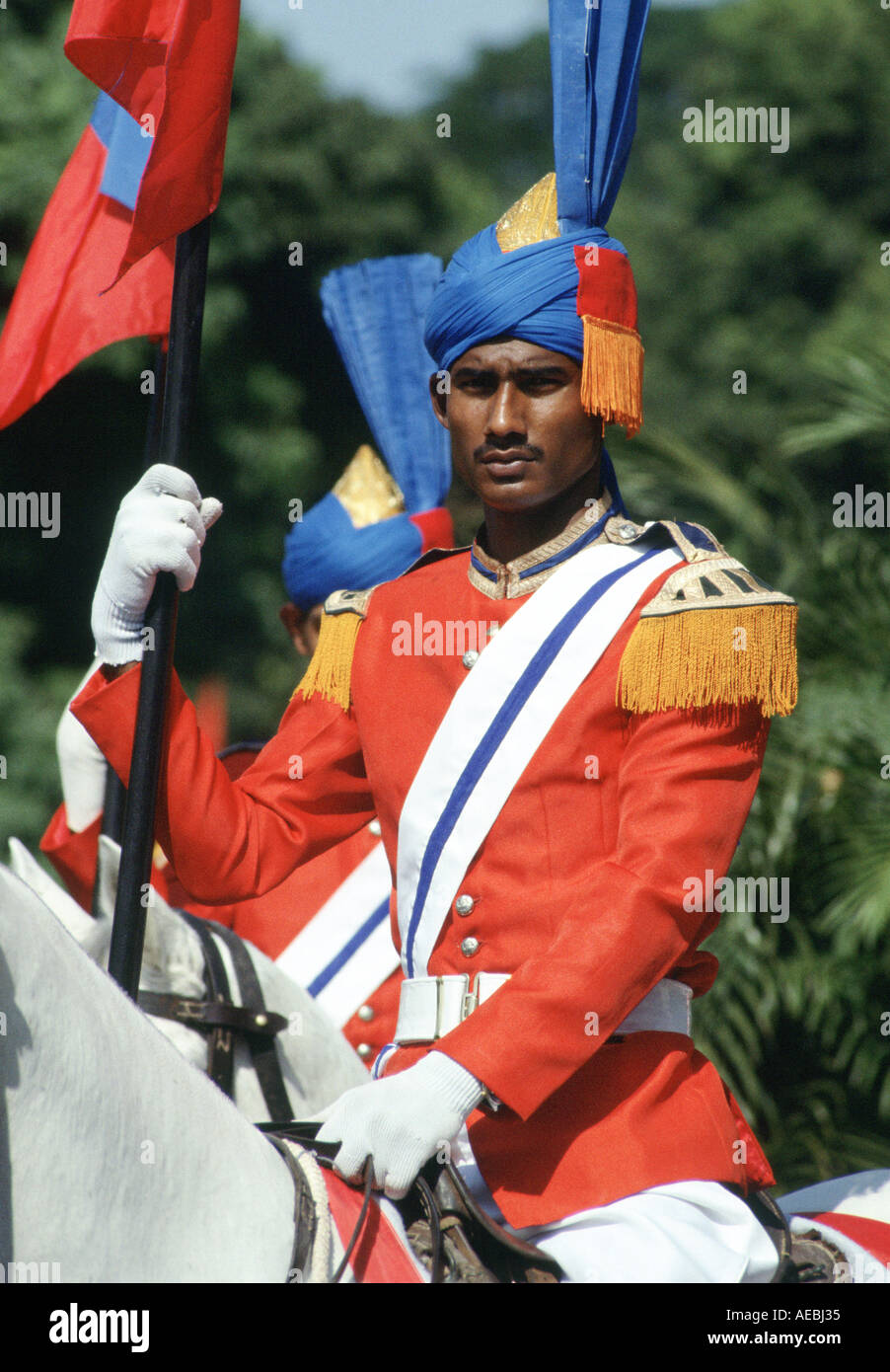 Presidential Guard in ceremonial uniform Bangladesh Stock Photo - Alamy